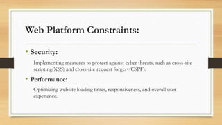 Web development Platform Constraints.pptx