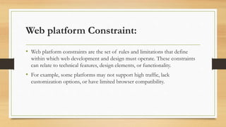 Web development Platform Constraints.pptx