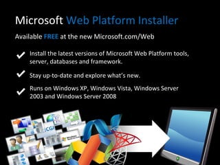 Web Platform Installer | PPT