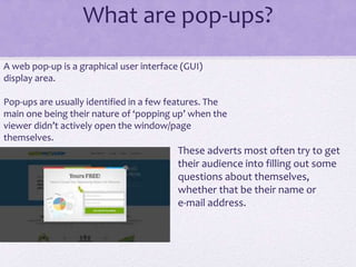 Web pop up timeline | PPTX