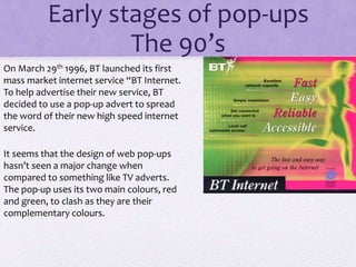 Web pop up timeline | PPT