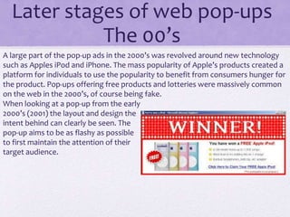 Web pop up timeline | PPT