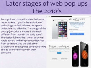 Web pop up timeline | PPTX