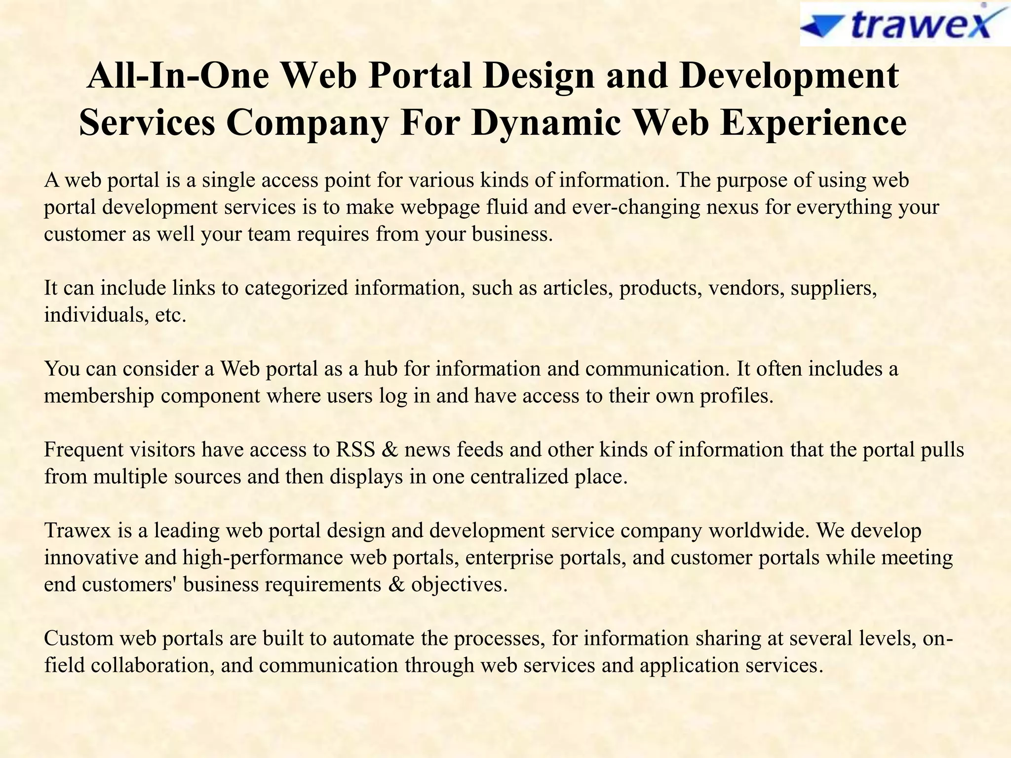 Web Portal Design and Development Service.pptx