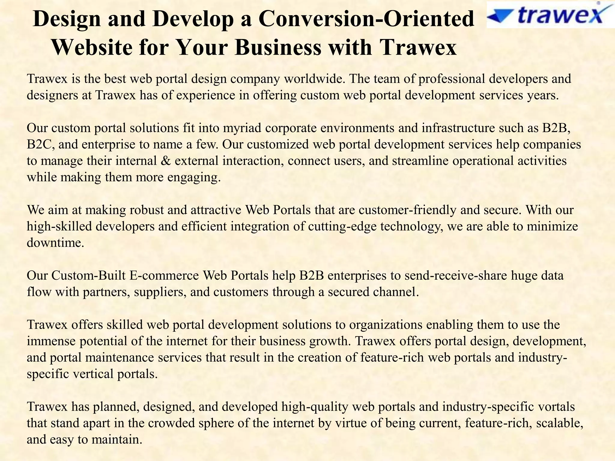 Web Portal Design and Development Service.pptx