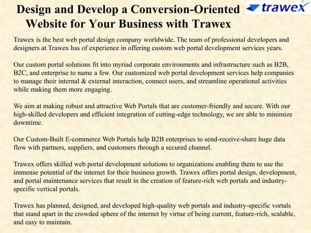 Web Portal Design and Development Service.pptx