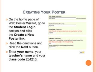 Web Poster Wizard | PPTX