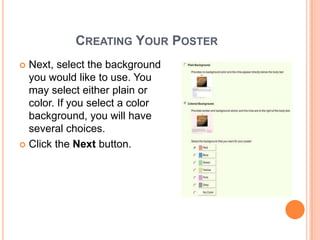 Web Poster Wizard | PPTX