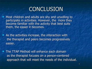 ttap with children | PPT