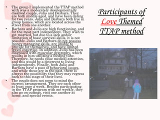 TTAP with developmental disabilities | PPT