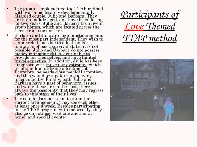 TTAP with developmental disabilities | PPT