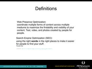 Web presence optimization prn | PPT