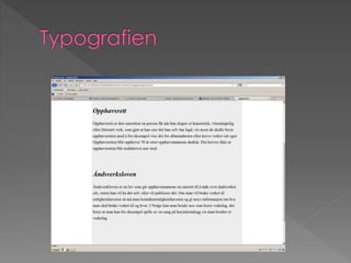 Web presentasjon | PPTX