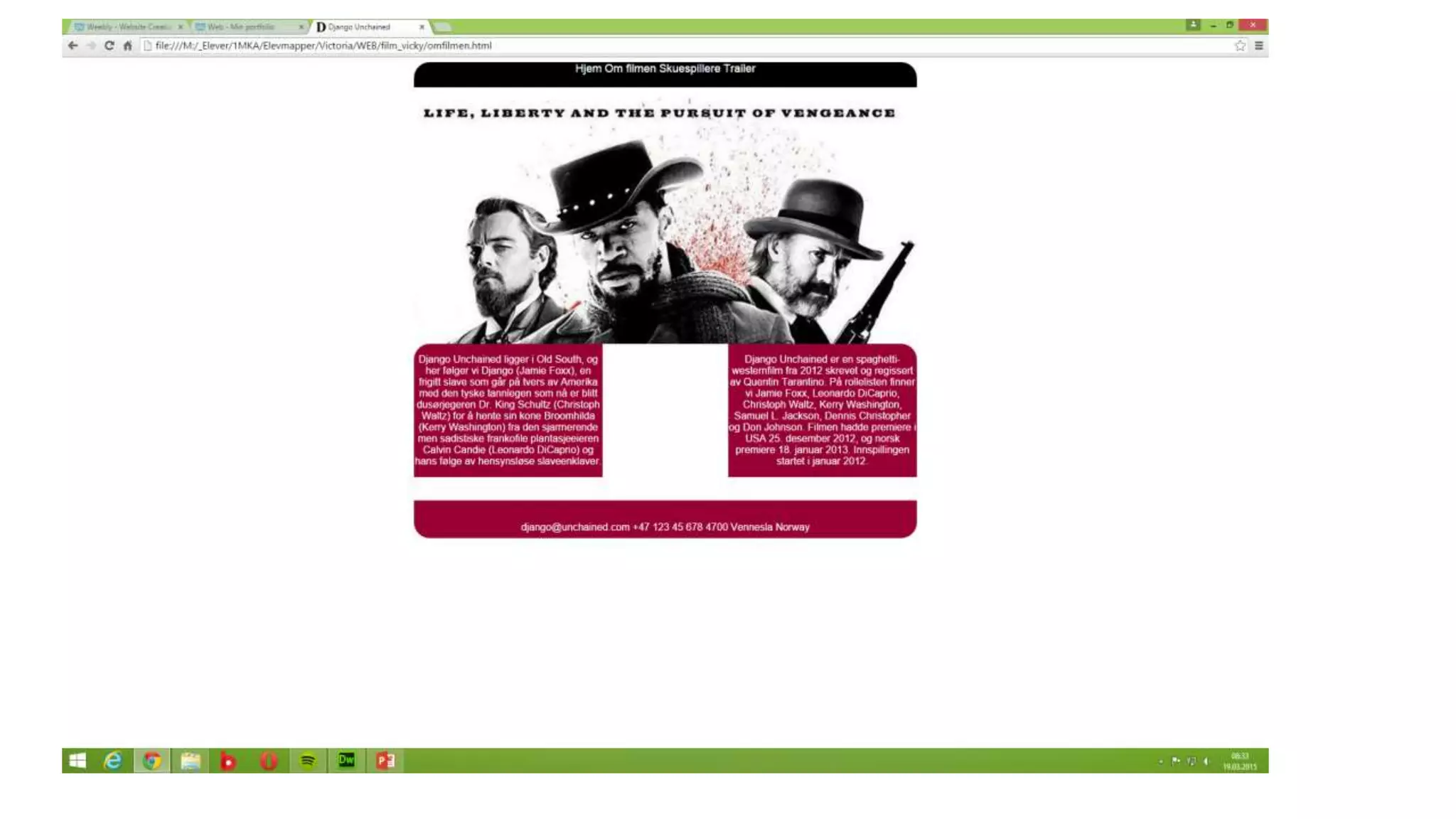 Web presentasjon | PPT