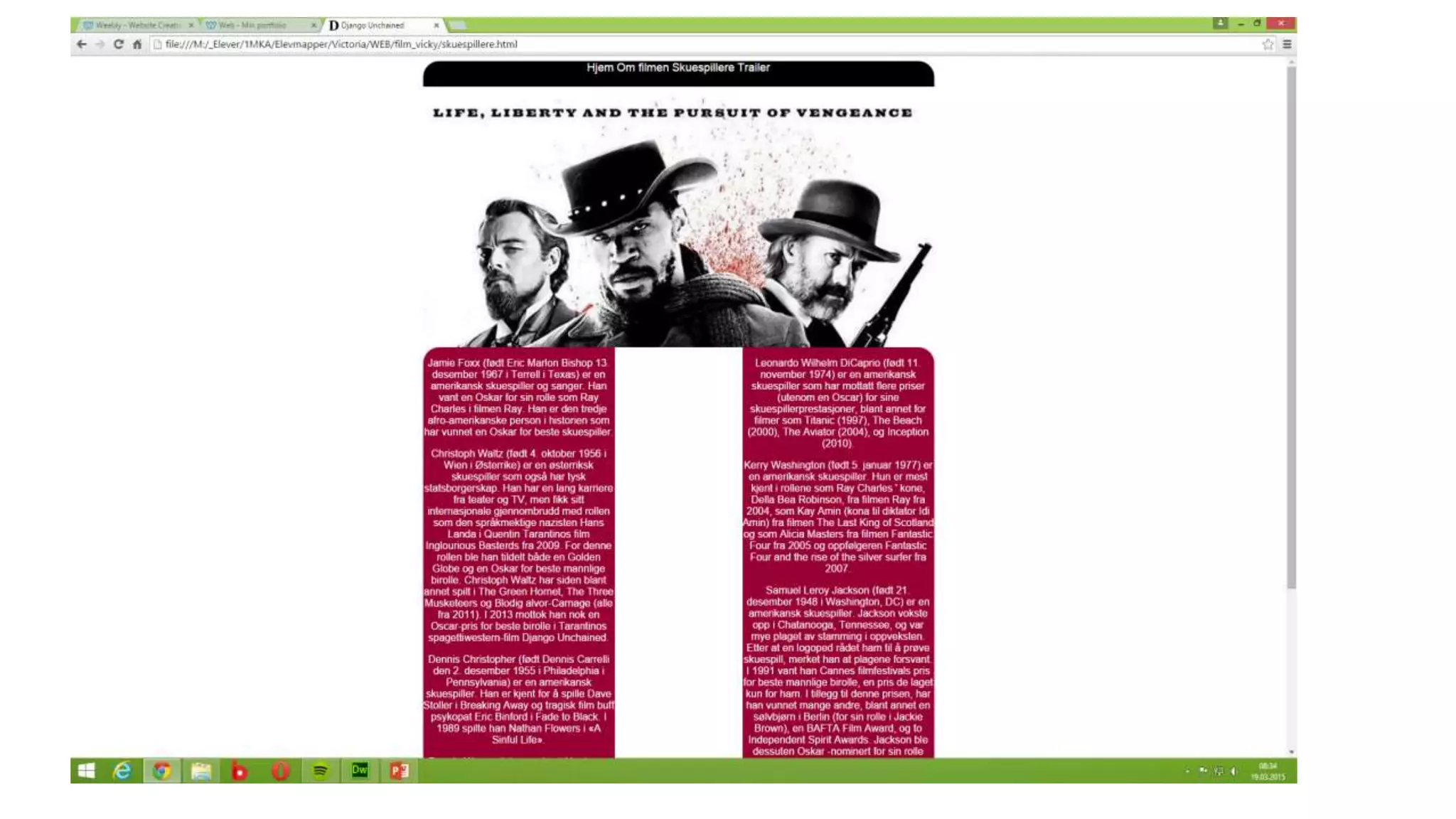 Web presentasjon | PPT