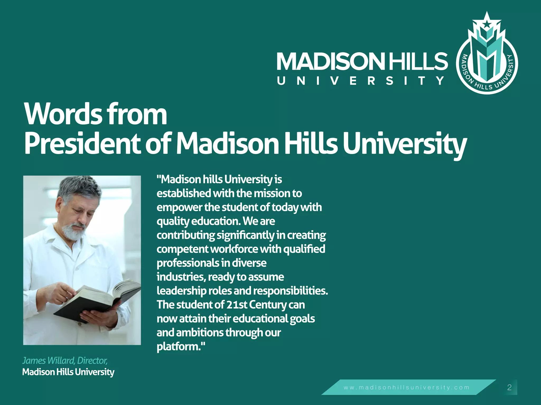 Madison Hills University Continues the Tradition of providing Excellent ...