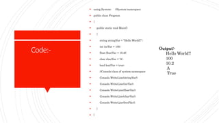 Data Types & Objects .pptx