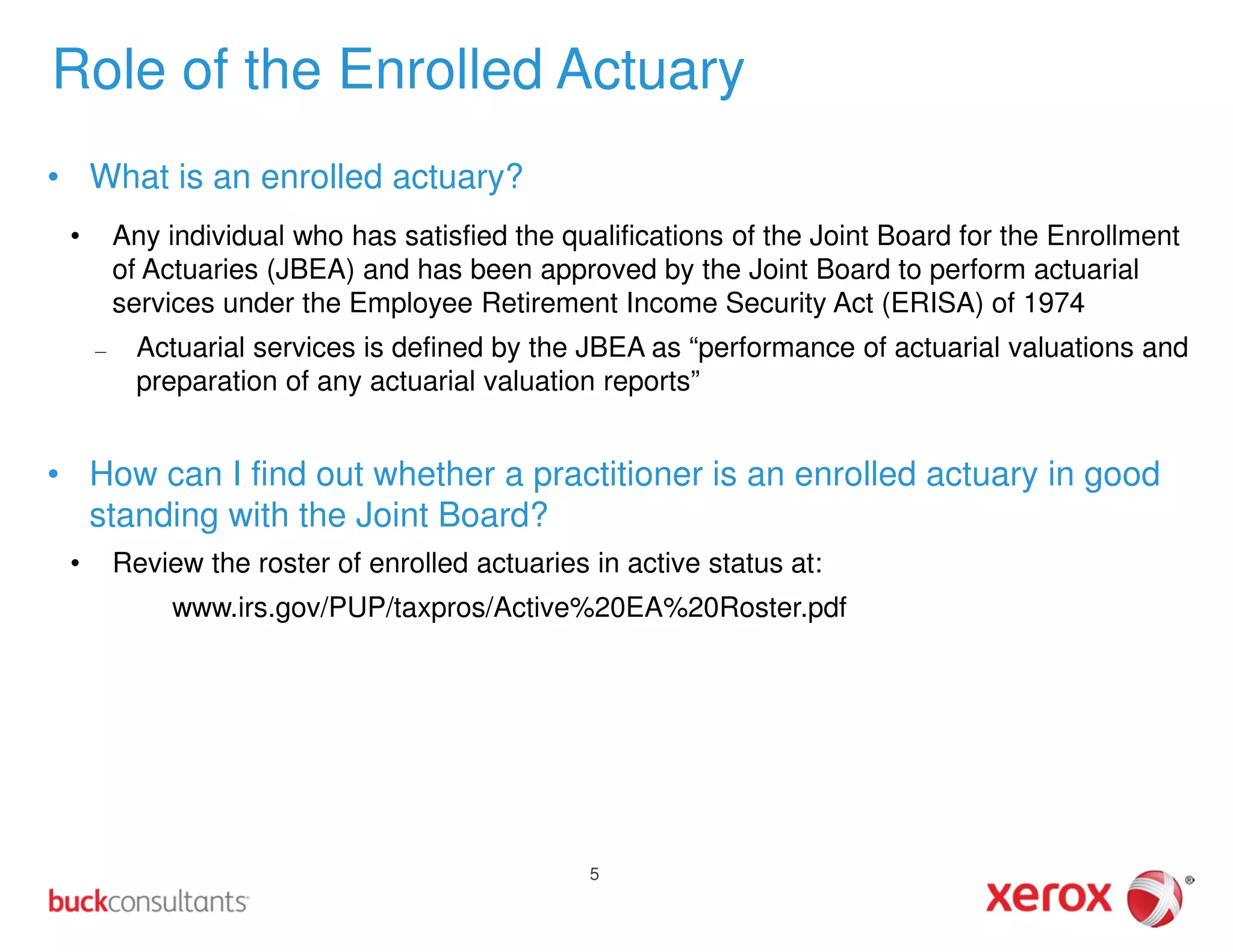 Web presentation 10162014 understanding your actuaries | PDF