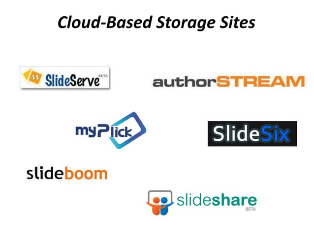 Web Based presentation tools | PPT