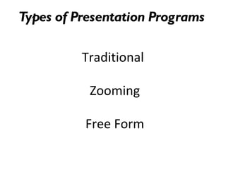 Web Based presentation tools | PPT