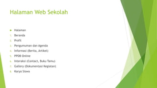Web Profil Sekolah + PPDB Online | PPT