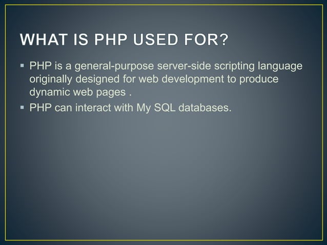 Web programming | PPT