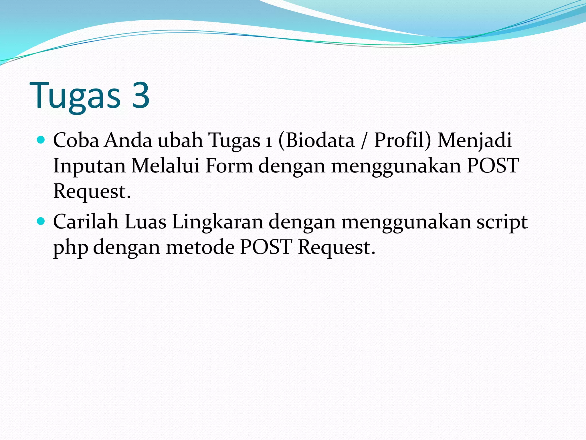 Web programming pertemuan 3 | PPTX