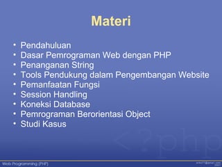 Web programming - Bagian 1 | PPT