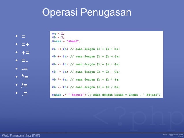 Web programming - Bagian 2 | PPT