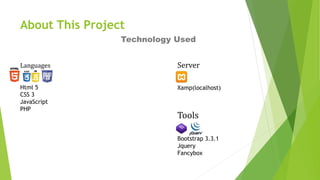 Restaurant portfolio of Web Project.pptx