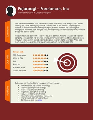 Contoh Proposal Web Design | PDF