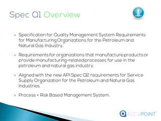 Accupoint API Spec Q1 9th Edition Overview | PDF