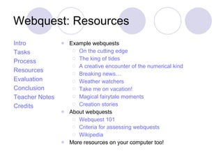 Webquest | PPT