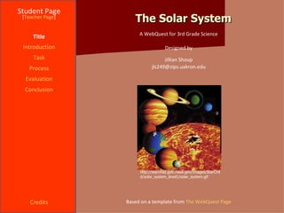 Solar System Webquest 2 | PPT