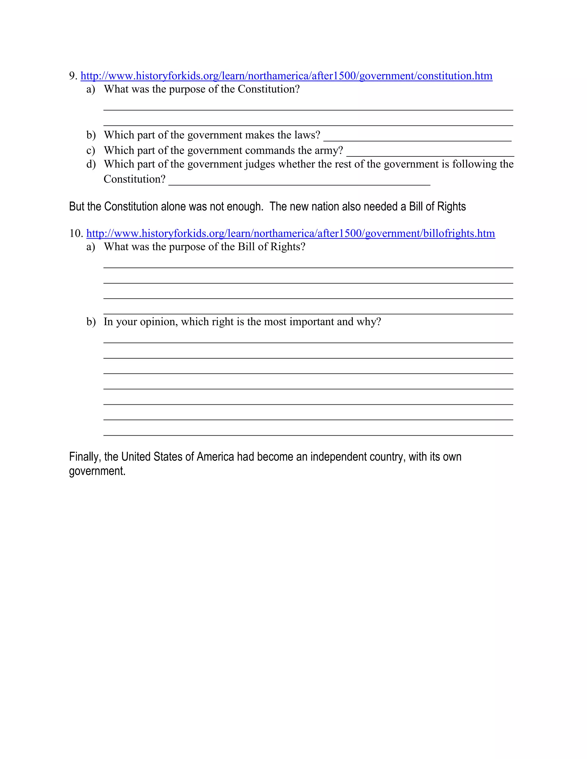 American Revolution Webquest | PDF