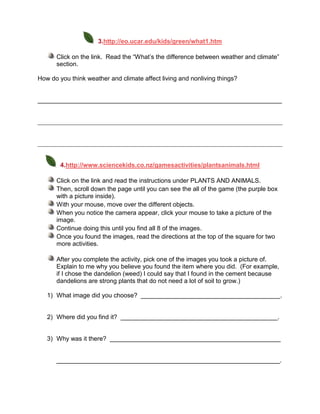 Web quest | DOCX