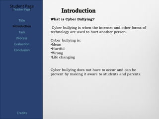 Webquest on Cyber Bullying | PPT