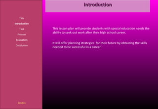 Career Exploration for Students with Disabilties | PPT