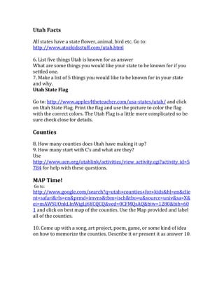 Webquest | DOCX | North America Travel | Travel Locations