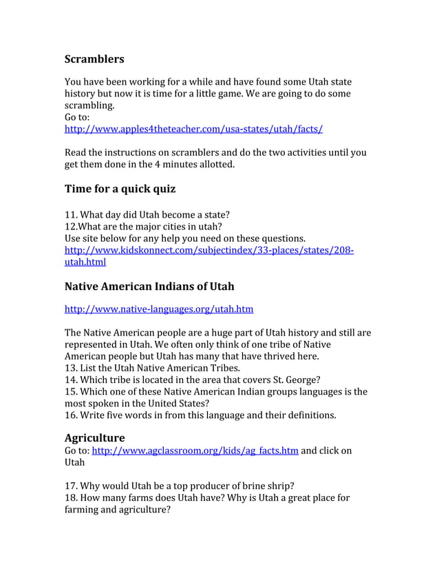 Webquest | DOCX | North America Travel | Travel Locations