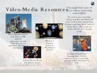 Space Webquest | PPT
