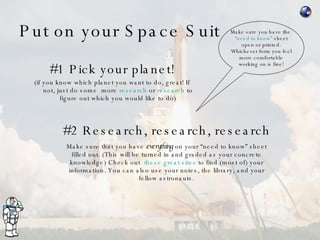 Space Webquest | PPT