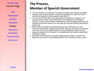 EDUC 331 Spanish Civil War Webquest | PPT