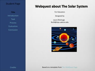 Webquest about the Solar System | PPT