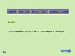 Webquest: Breaking stereotypes | PDF