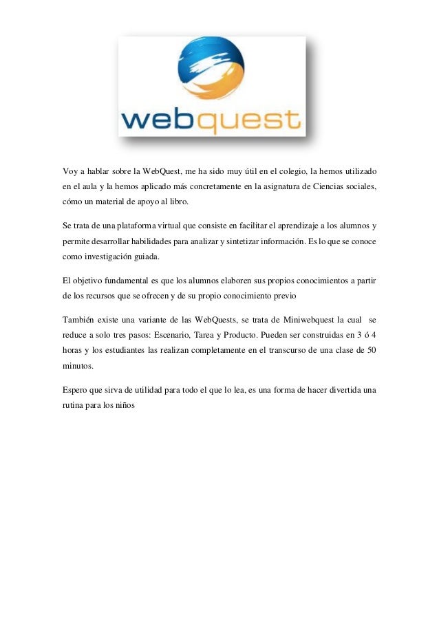 Webquest Ejemplos