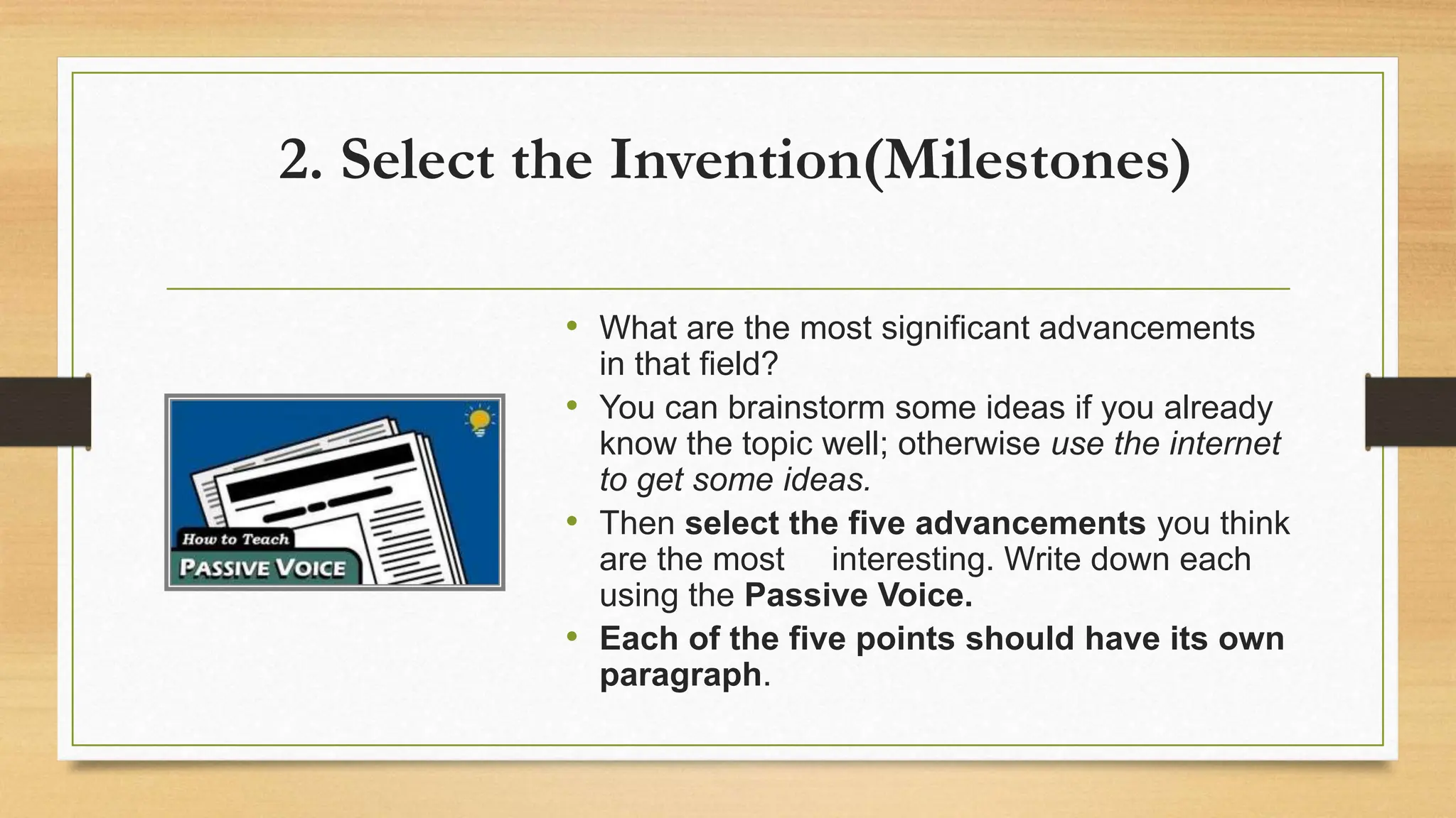 Top 10 inventions web quest and passive voice. | PPTX