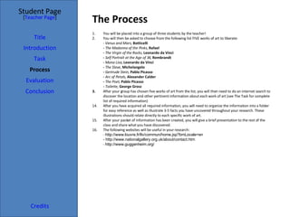 Webquest Art Thief | PPT
