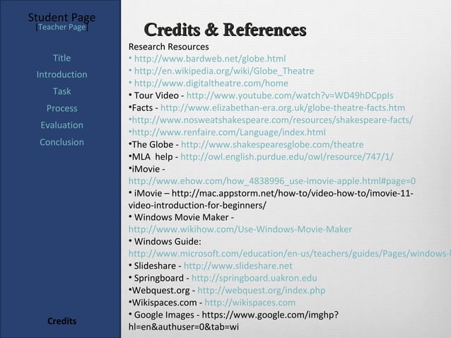 Webquest Assignment | PPT