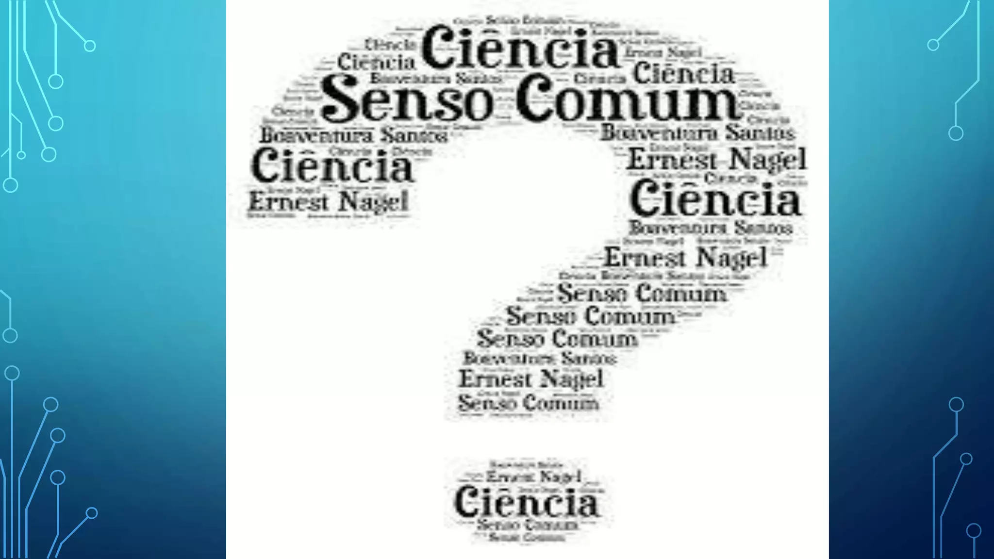 senso comum e senso critico | PPTX